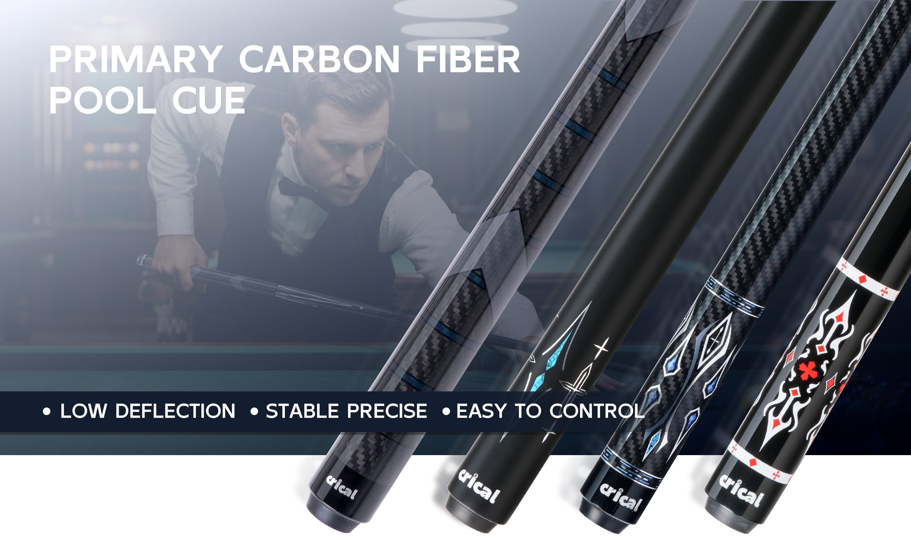 CRICAL Billiards Factory Wholesale Pool Cue And Accessories