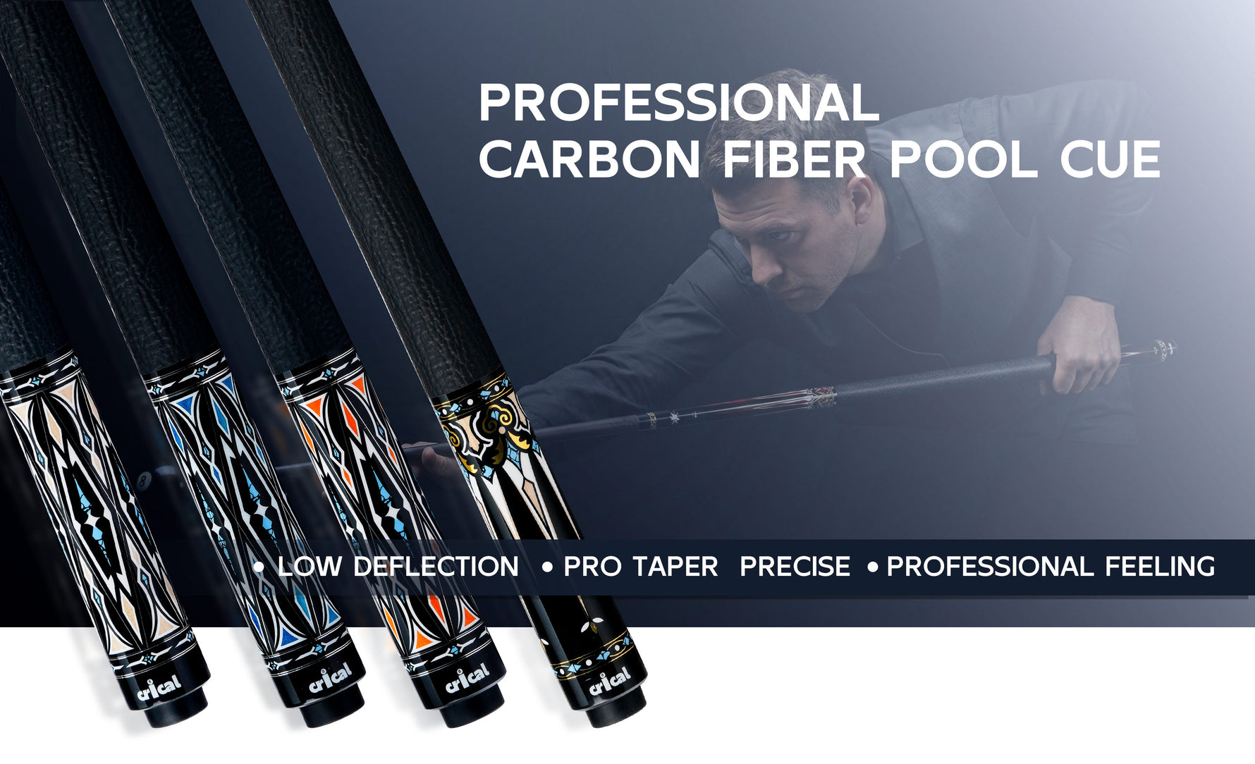 CRICAL Billiards Factory Wholesale Pool Cue And Accessories
