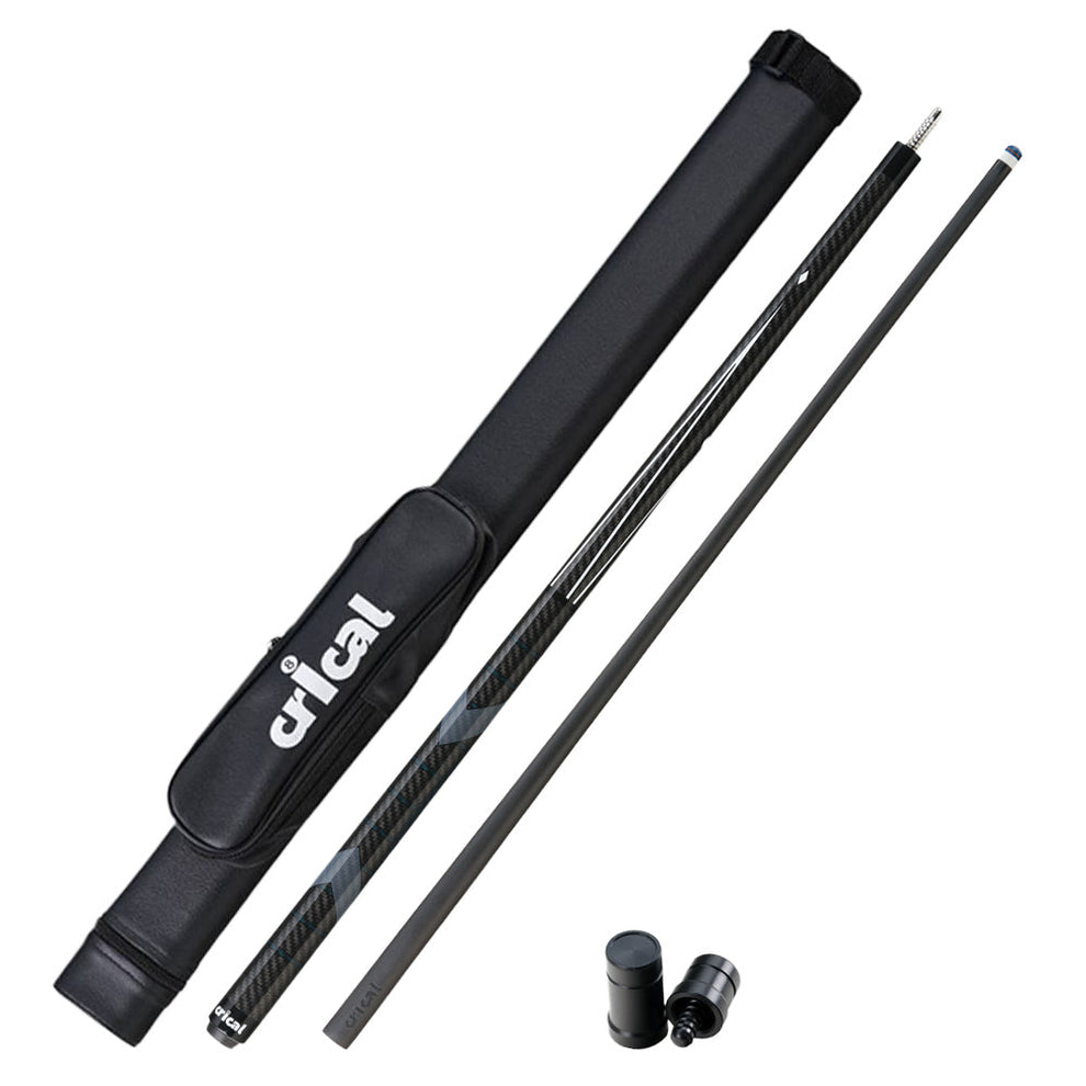 【CRICAL】CL-03 Carbon Fiber Pool Cue Stick with 12.5mm Tip Low Deflecti